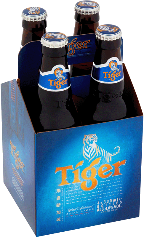 Tiger Beer 4 Pack (33cl Bottles) – O'Briens Wine