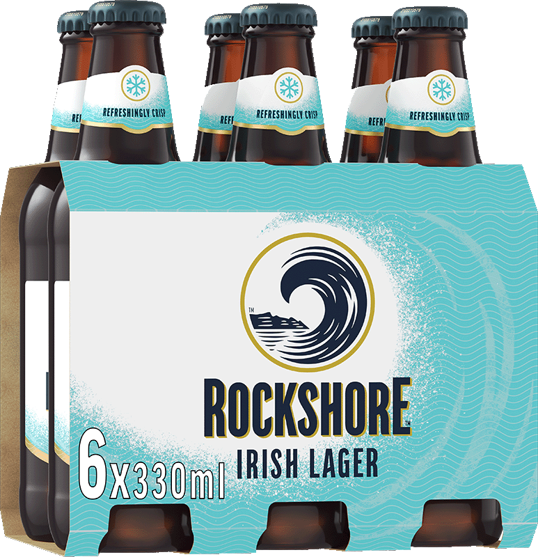 Rockshore Irish Lager 6 Pack (33cl Bottles) – O'Briens Wine