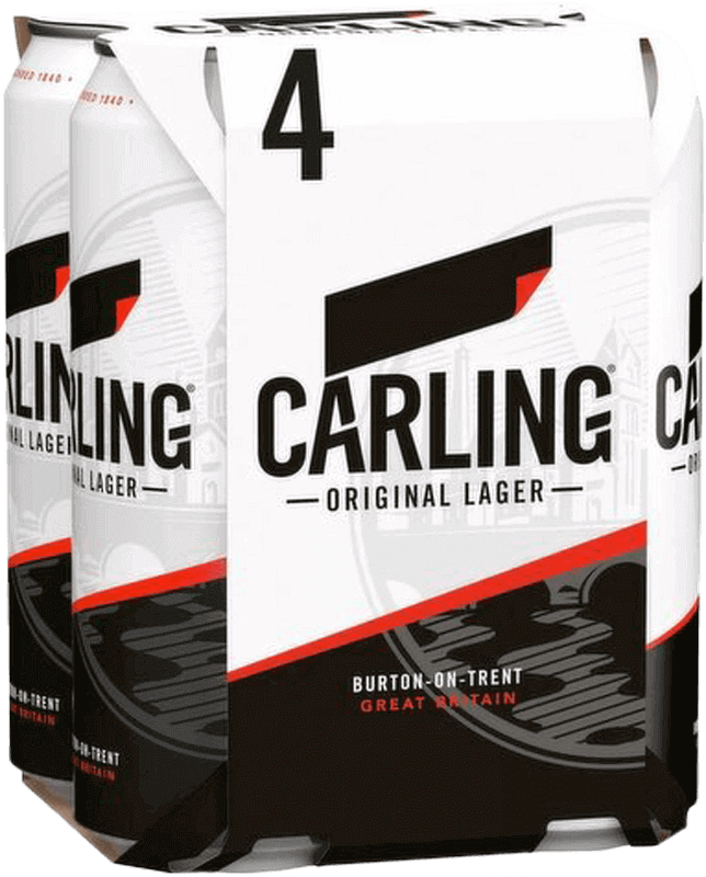 Carling 50cl Can 4 Pack – O'Briens Wine