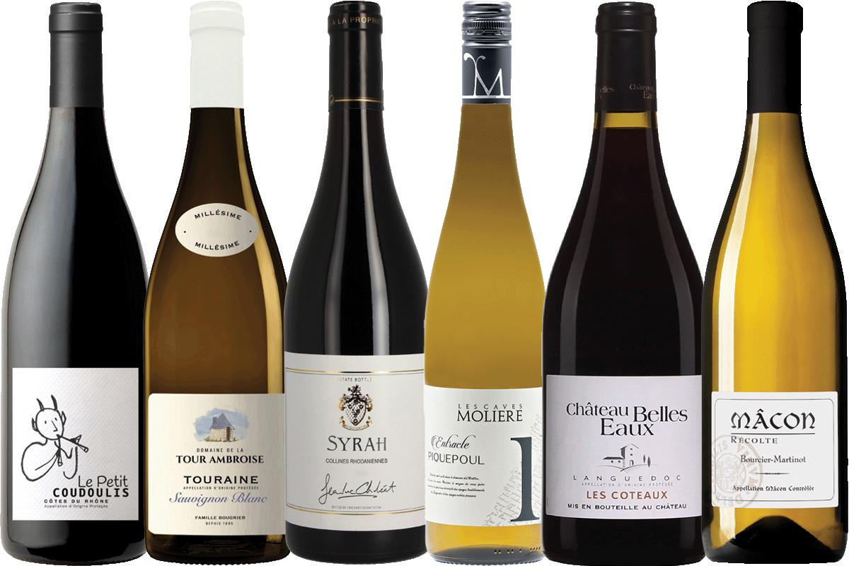 Best of the French Wine Sale - 6 Bottle Mixed Wine Case – O'Briens Wine