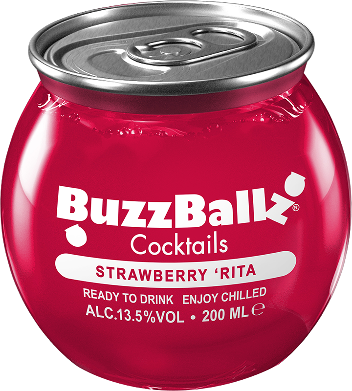 Buzzballz Cocktails Strawberry 'Rita 20cl – O'Briens Wine
