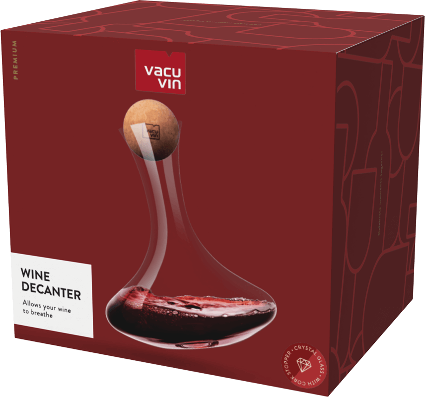 Vacu Vin Wine Cyrstal Glass Decanter – O'Briens Wine