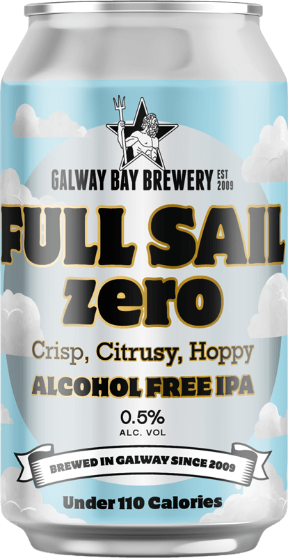 Galway Bay Full Sail Zero 33cl Can – O'Briens Wine