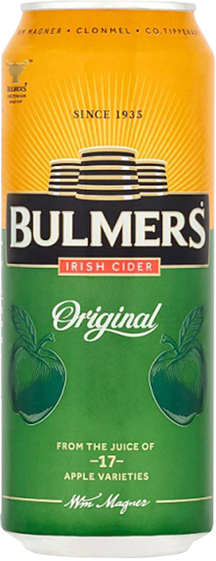 Bulmers Original Irish Cider 24 Pack (50cl Cans) – O'Briens Wine