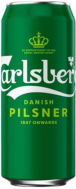 Carlsberg Danish Pilsner Lager 24 Pack (50cl Cans) – O'Briens Wine