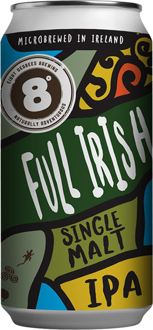 Eight Degrees Full Irish 44cl Can – O'Briens Wine